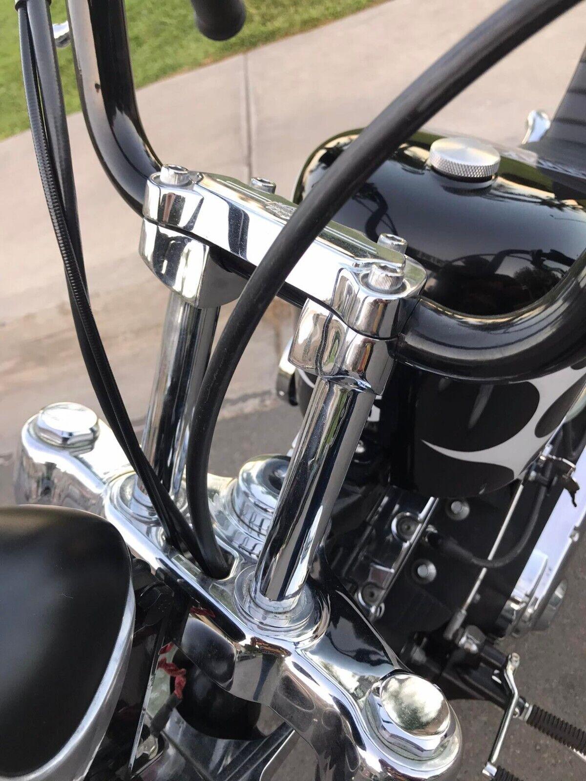 2004 custom built acdc “highway to hell” tribute chopper for sale