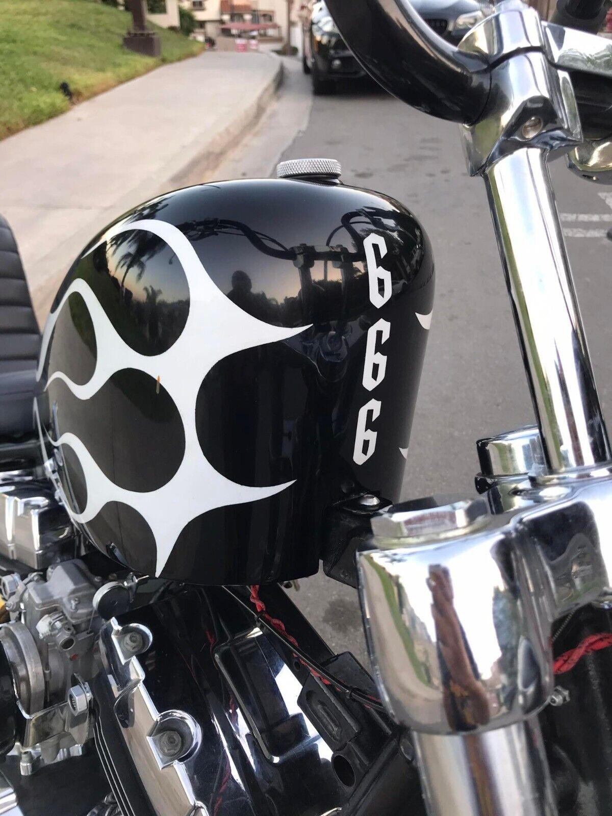 2004 custom built acdc “highway to hell” tribute chopper for sale