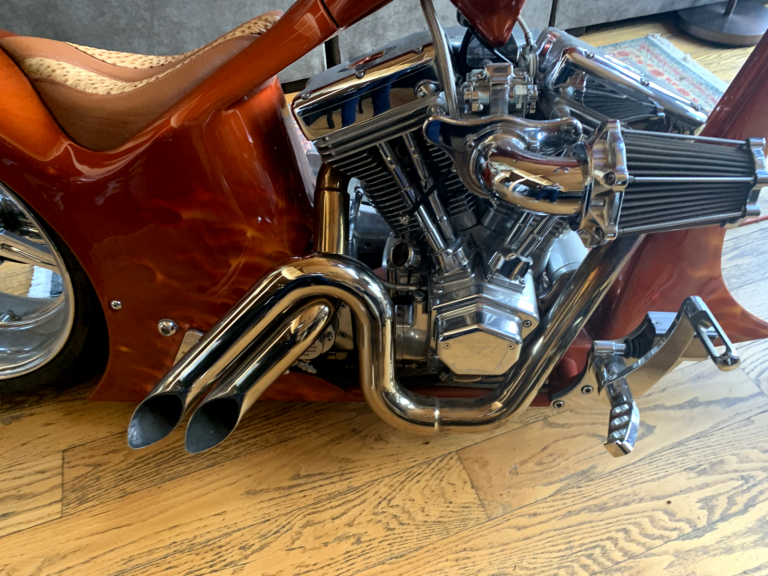 2006 Custom Chopper Motorcycle Made of Steel Revtech 115 Engine for sale